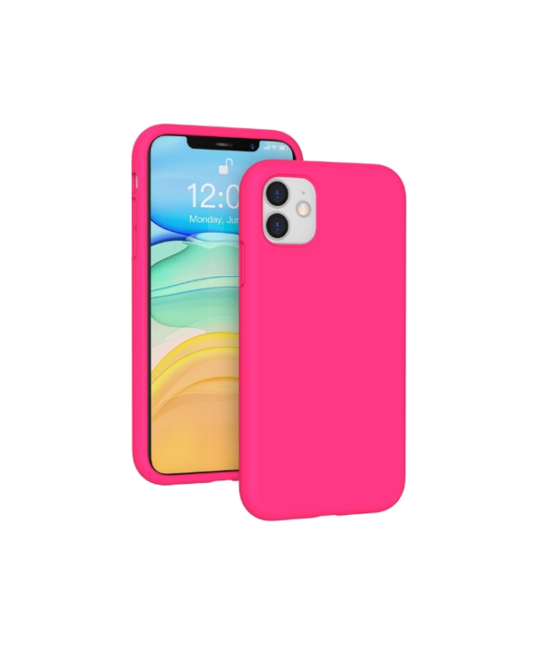 Apple Silicone Case – Hot Pink – TECH4LESS