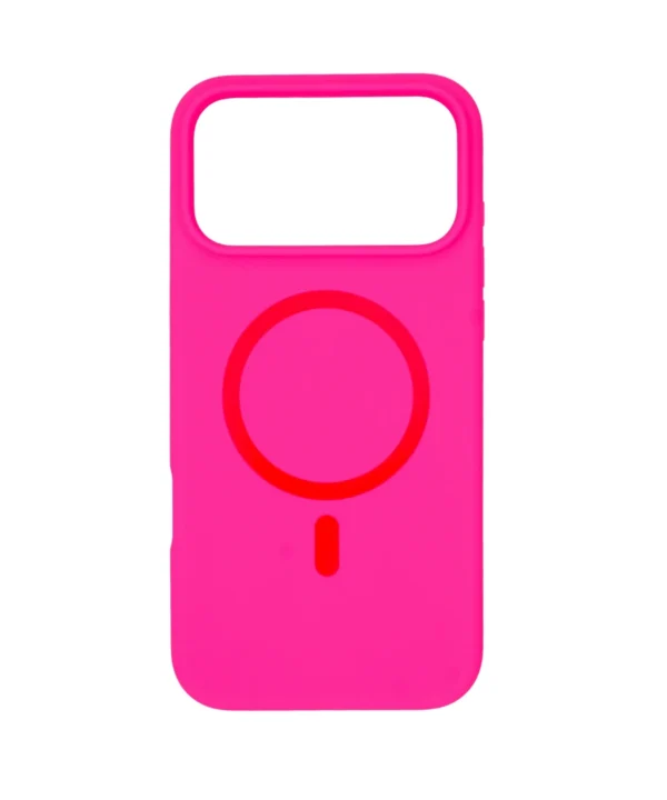 Apple Silicone Case with MagSafe – Hot Pink – TECH4LESS